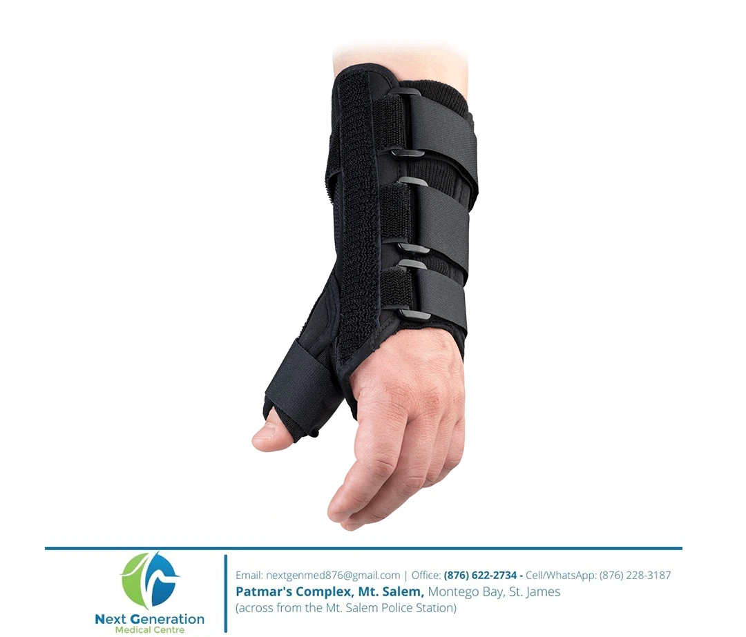 Wrist Splint with Thumb Spica - Next Generation Medical Center